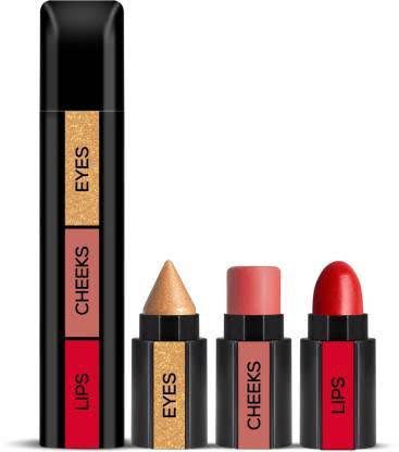 3 in 1 Makeup Stick With Eye Shadow, Blush & Lipstick Professional ...