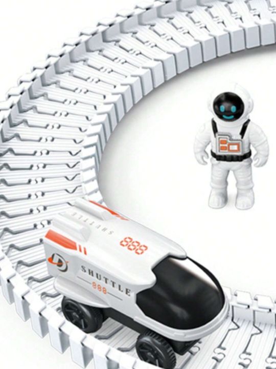 Electric Space Rail Car With 2 Astronaut Mini Accessories And 1 Space ...