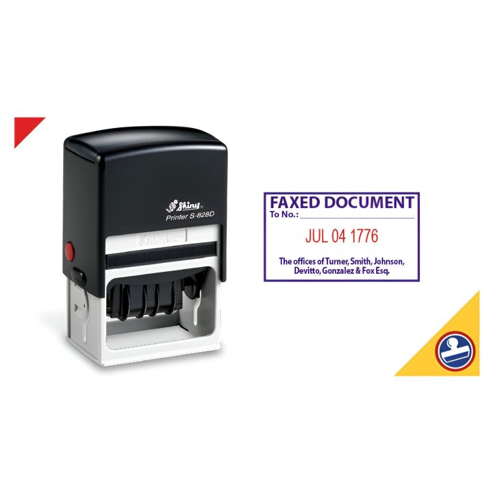 Automatic Date Stamp Shiny 828-d. Date Rubber Stamp. High Quality ...