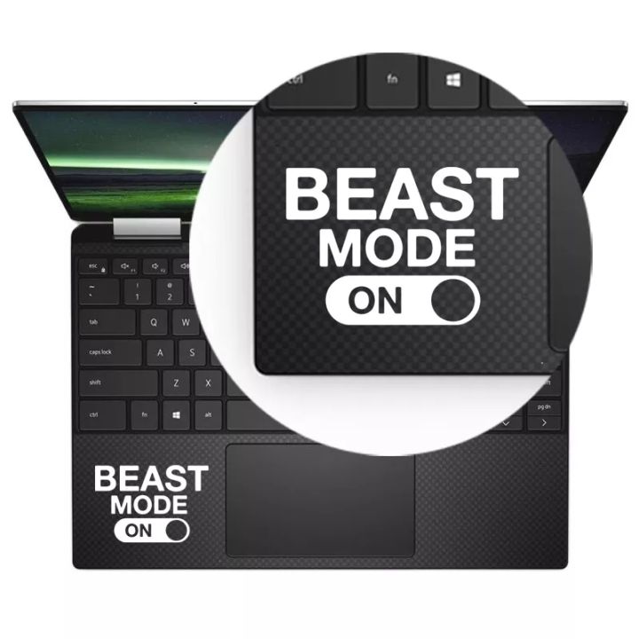 Beast Mode On Vinyl Decal Laptop Sticker, Laptop Stickers for Boys and ...