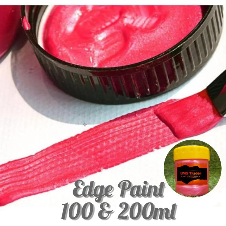 UMS Trader - Edge Paint Red - Metallic Waterproof Permanent Edge Paint ...