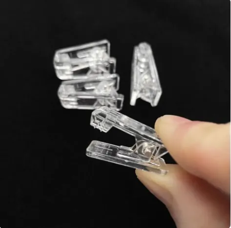 1/5/10/30pcs Self-Adhesive Wall Tapestry Clips Transparency Acrylic ...