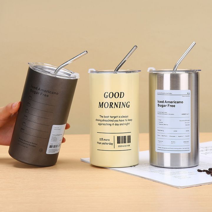 600ml Original Coffee Cup Stainless Steel Thermos Cup Coffee Vacuum ...