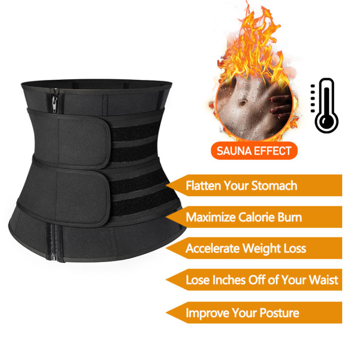 Waist Trainer Belt-slimming Body Shaper Belts Sport Girdle Men and ...