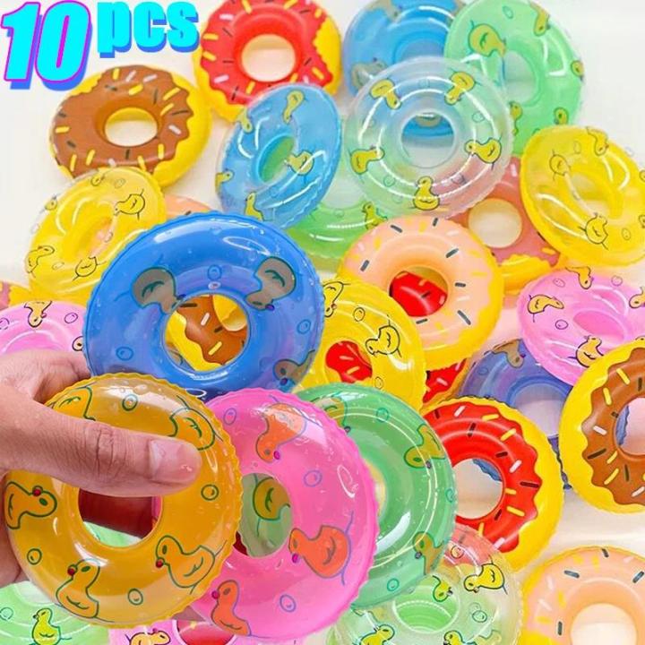 SAKURA Kids' Mini Swim Ring Bath Toy Swimming Pool Float Circle Ring ...