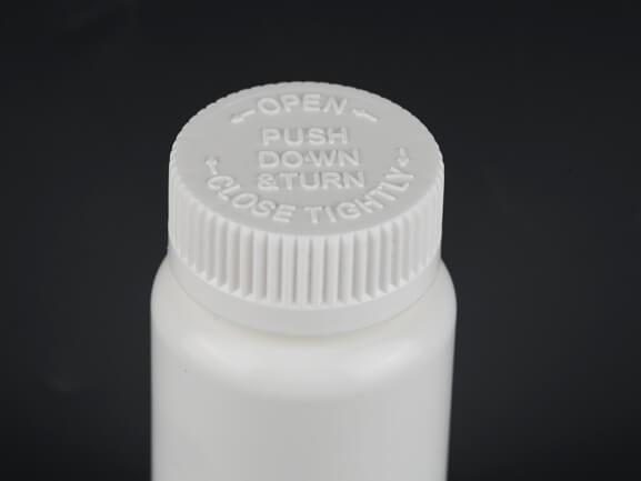 6pcs empty white 100ml child lock bottle for use medicine 100ml bottle ...