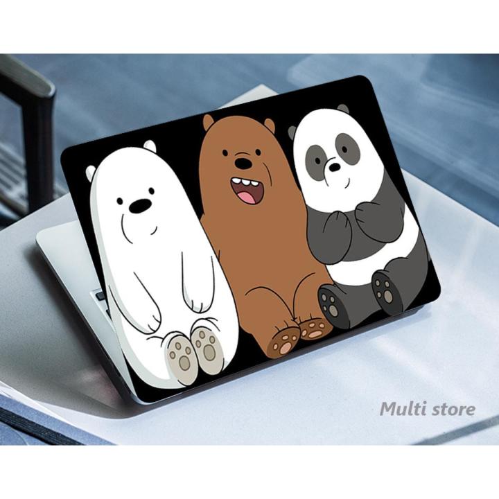 tv-show-we-bare-bears-_ Laptop back cover / skin / sticker for girls ...
