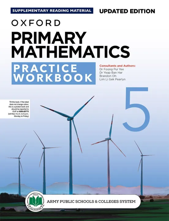 Primary Mathematics Practice Workbook 5 updated edition APSAC | Daraz.pk