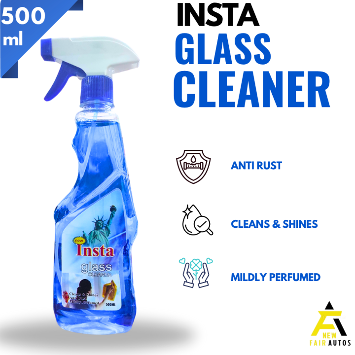 Insta Glass Cleaner 500ml – Streak‑Free Auto & Home Glass Cleaner ...
