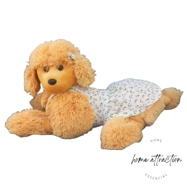 Soft Stuff Toy For Girls and Kids Dog 10 x 18 inches Brown Color | Daraz.pk