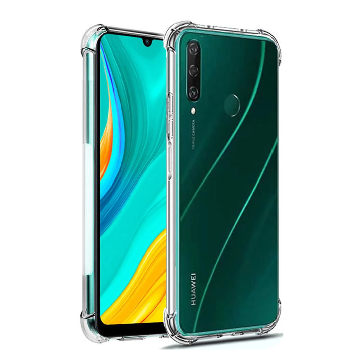 Huawei Y6P Airbag Case Anti Shock and Anti-Scratch Resistant Clear View ...