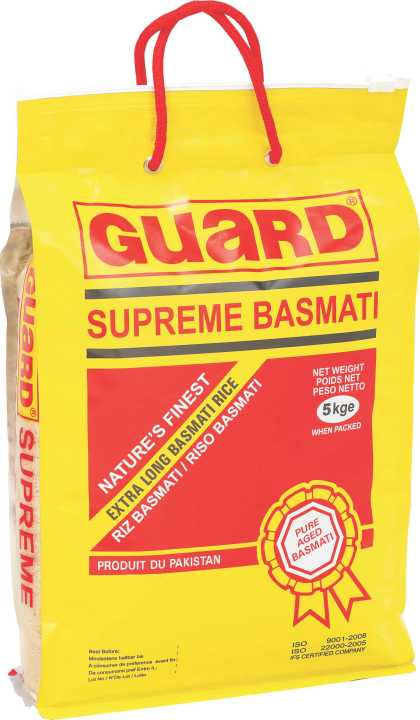 Guard Supreme Basmati Rice 5Kg | Daraz.pk