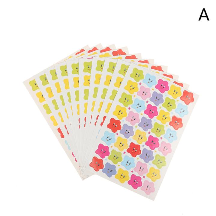 400pcs Smile Stars Decal School Children Kids Teacher Label Reward Cute ...