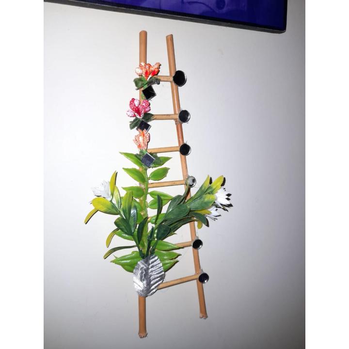 Decorated Cane Wood Ladder | Daraz.pk
