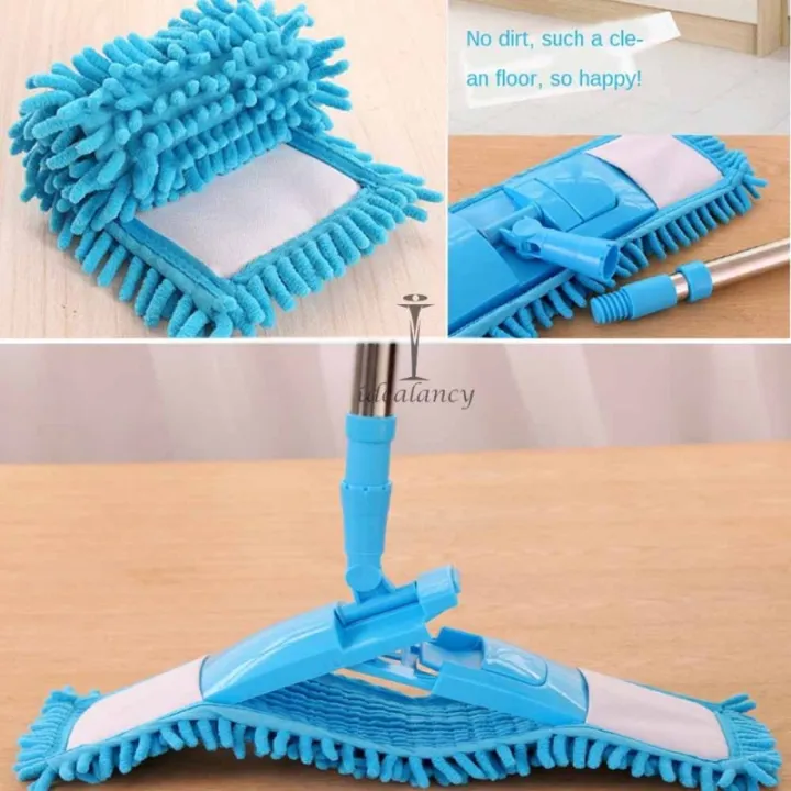 Mop/Flat Mop/Microfiber Soft Mop/For Floor,Wall,Door,Window,Ceiling ...