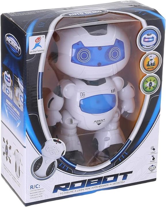 CLAP N TAP Remote Control Robot With Lights, Dancing Robot for Kids ...