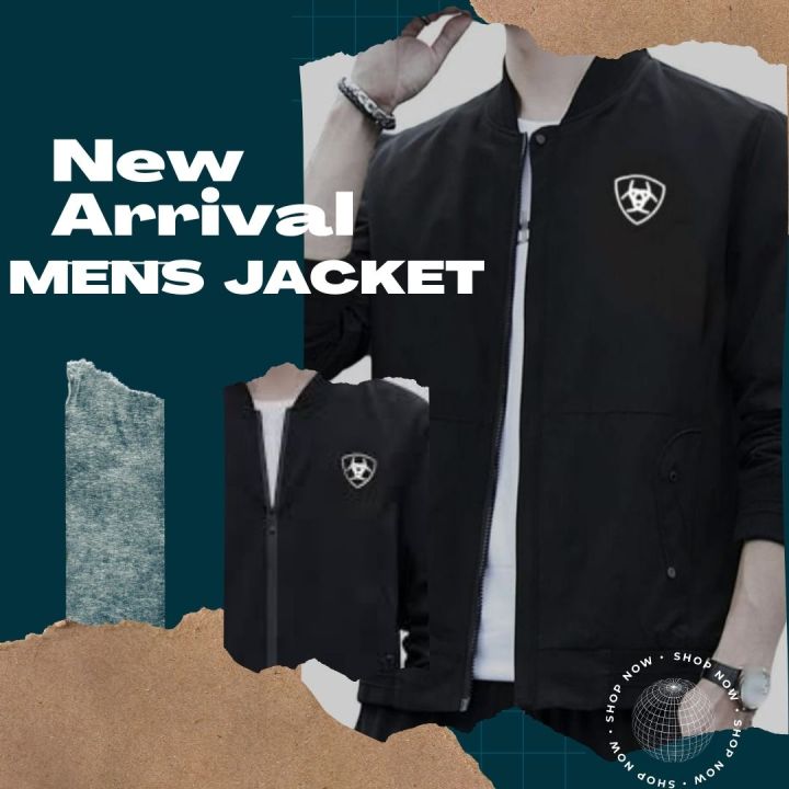 Simple Men's Bomber with Elastic Waist and Cuffs for Easy Wear | Daraz.pk