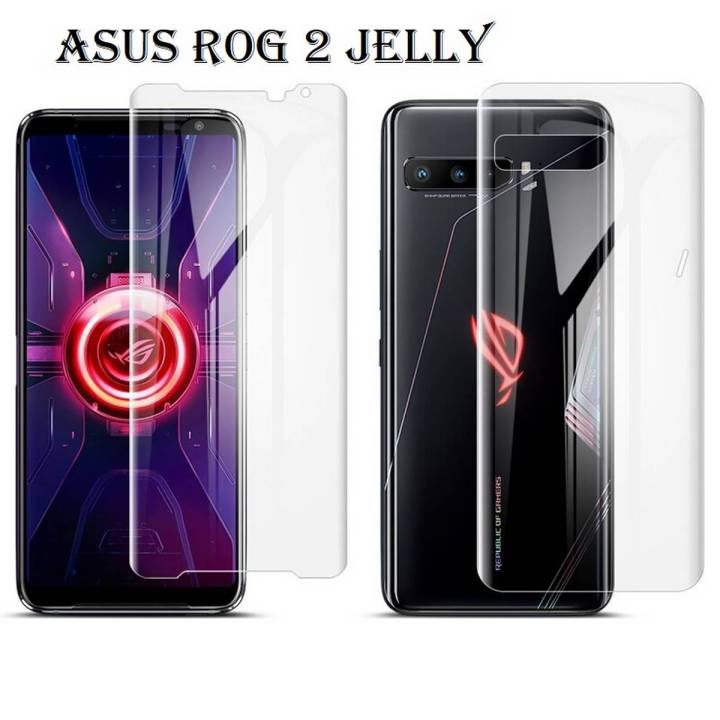 Asus_ROG Phone 2 Front & Back Hydrogel Film Jelly Screen Protector for ...