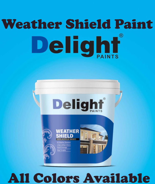 Weather Shield Paint Exterior Quarter 1 Litre – Ultimate Waterproof ...