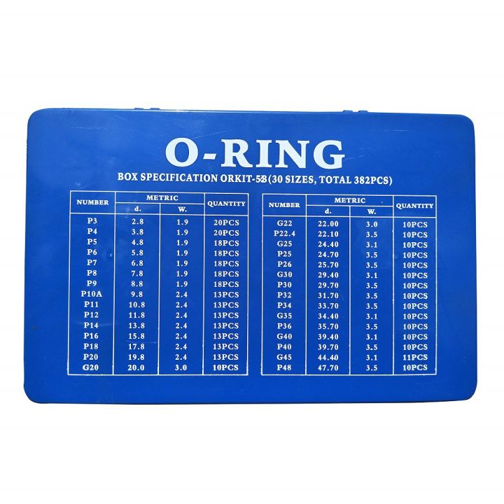 O-RING BOX SERVICE KIT -382 Rings Of 30 Sizes - METRIC mm sizes | Daraz.pk