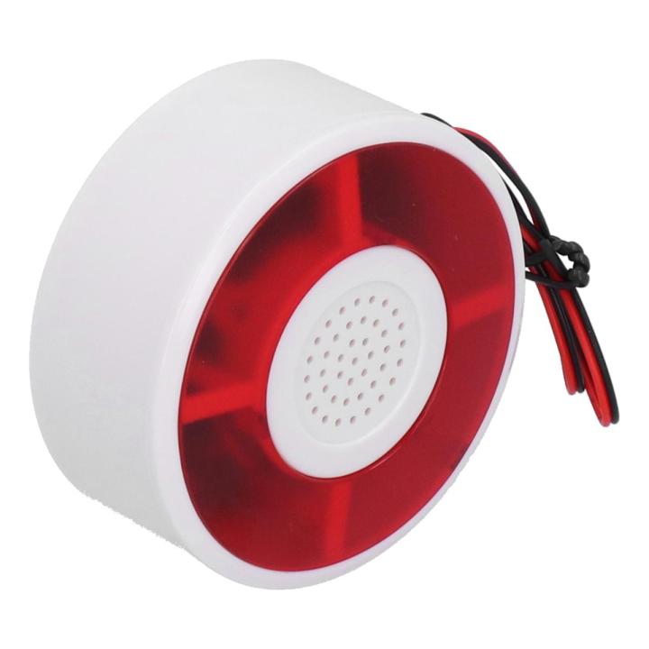 Chenba Tan LED Sound Light Fire Alarm Warning Strobe Alert High Decibel ...