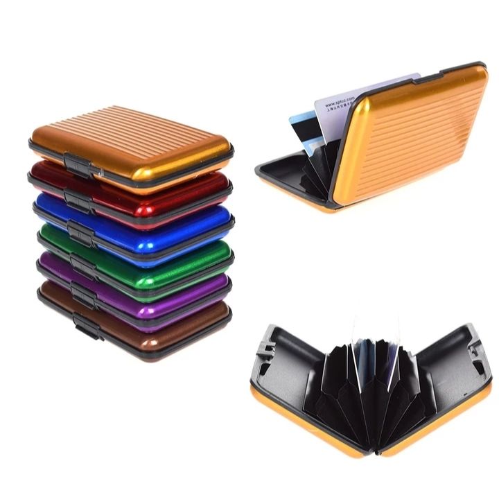 Aluminium Credit Card Wallet Case - Card Holder Bank Card Case ...