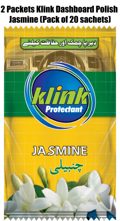 2 Packets Klink Dashboard Polish Jasmine (Pack of 20 sachets) | Daraz.pk