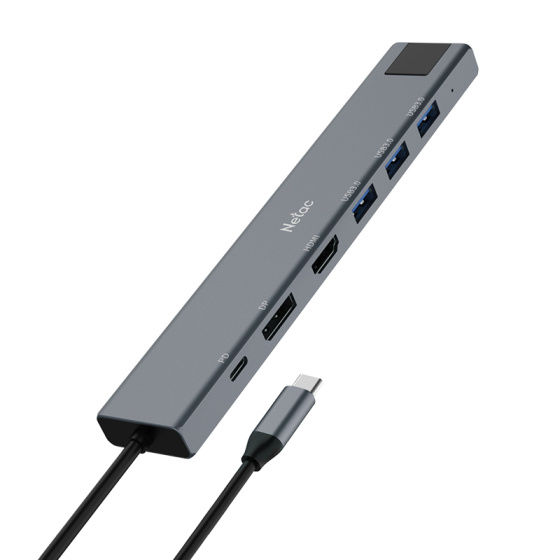 Netac LK-HC034 7-in-1 Type-C Multifunctional Docking Station hub PD*1 ...