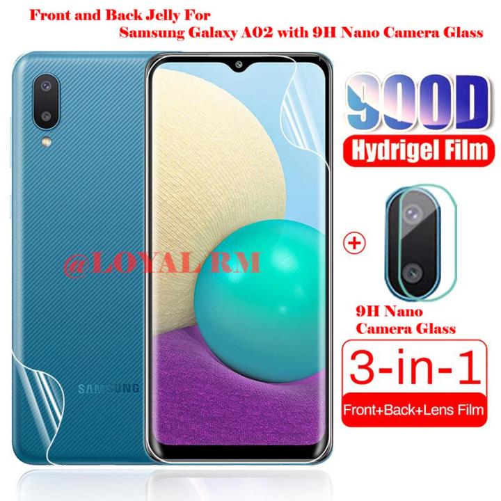 Samsung Galaxy A02 Front and Back Hydrogel film jelly protector | Daraz.pk