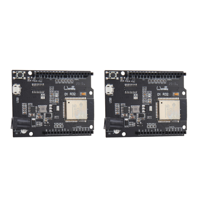 2Pcs WiFi Bluetooth Development Board Module for ESP32 4MB Flash for R32 CH340G Development ...