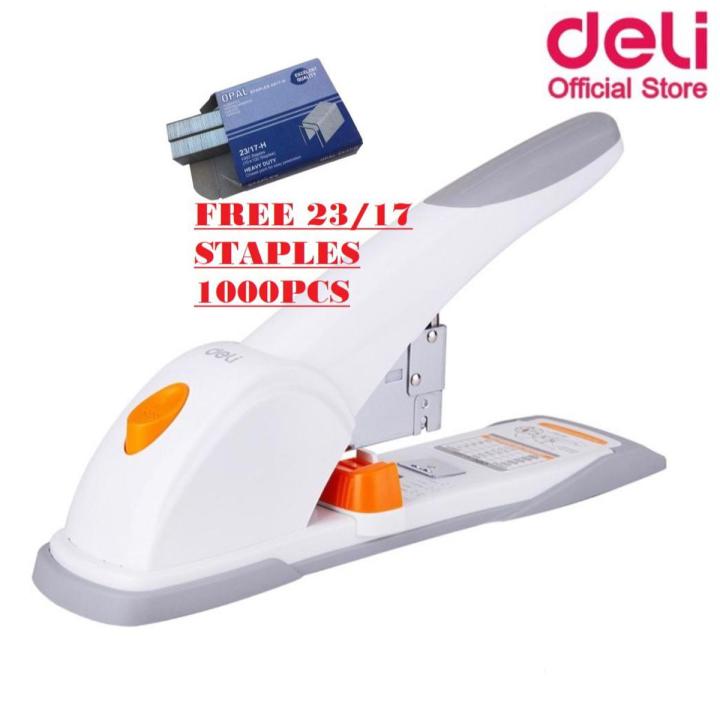 Effortless Heavy Duty Stapler for 120 sheets (FREE STAPLES) E0486 ...