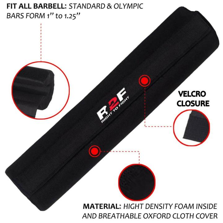 Barbell Pad Weight Lifting Squat Bar Padding Foam Gym Neck & Shoulder ...