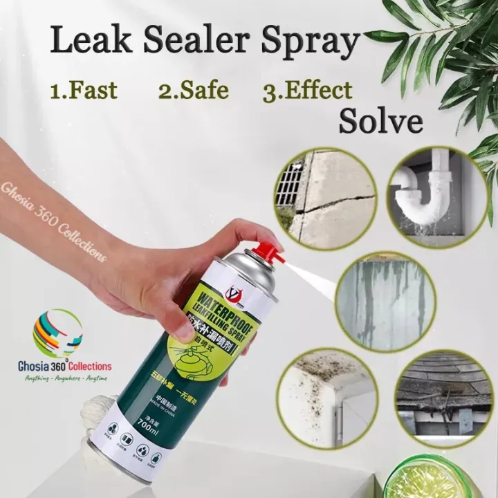 Waterproof Self Spraying Leak Sealing Spray Water Leakage Fast Fix Leak ...
