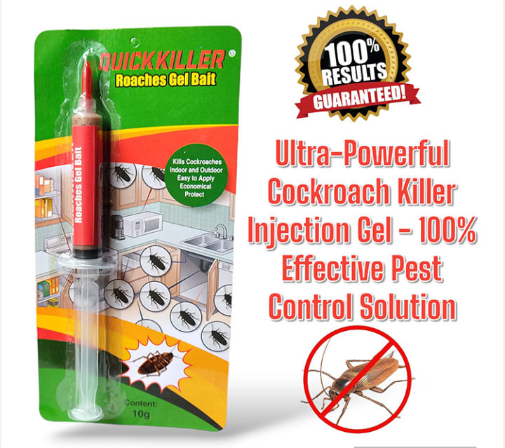 Quick Killer Cockroach Killer Injection Gel - Fast and Effective ...