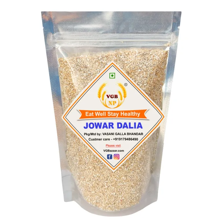 VGBNP Natural Jowar Daliya - Sorghum Daliya, Split SorghumDalia Healthy ...