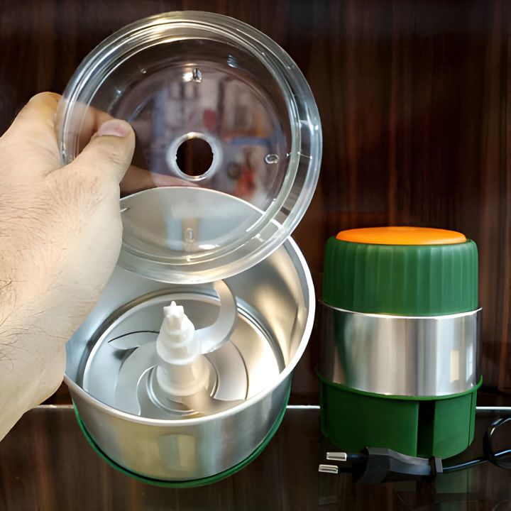 Mini Electric Chopper Machine 1L, 4 Stainless Steel 250W ...