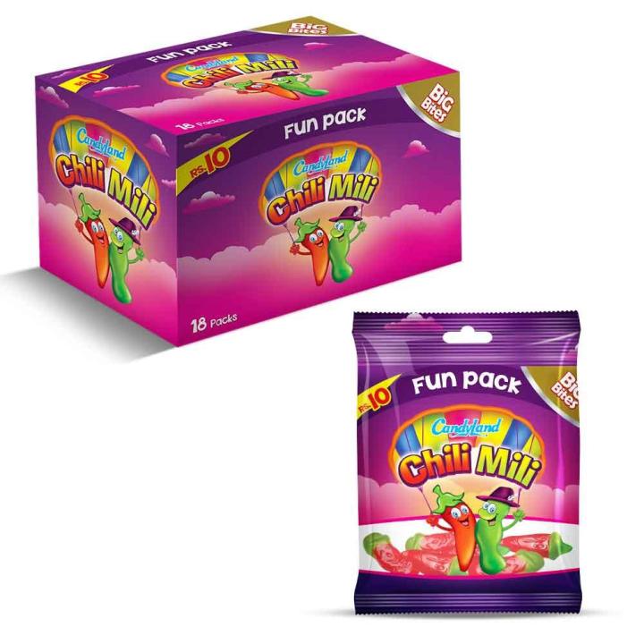 CandyLand Chili Mili Jelly - Box of 18 Pcs | Daraz.pk