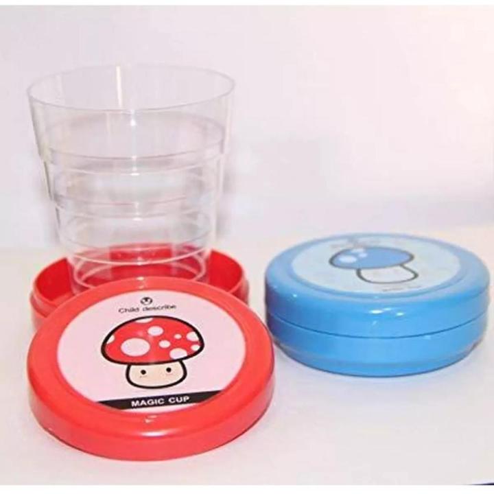 6 Pcs Foldable Glass, Magic Glass, Pocket Size Glass, Traveling Glass ...