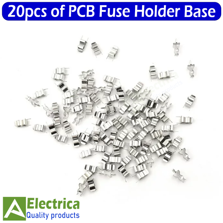 20pcs SL-360-101 5*20mm Computer Mount Soldering Fuse Holder Fuse Clip ...