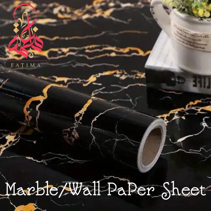 Marble Sheet - Marble Sheet Sticker - 60cm x 100cm/200Cm Marble Sheet ...