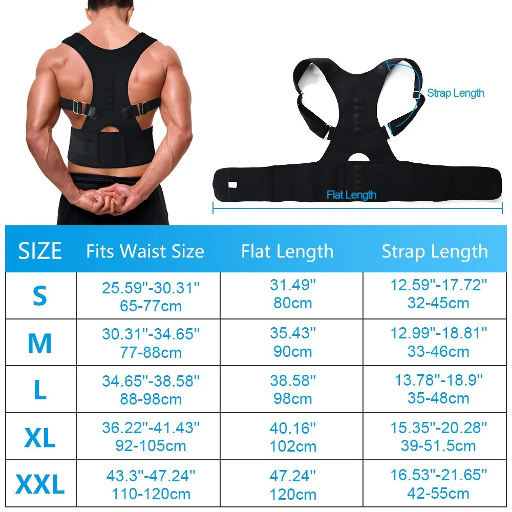 Real Doctors Posture Support Brace Reduce Back Pain Correction ...