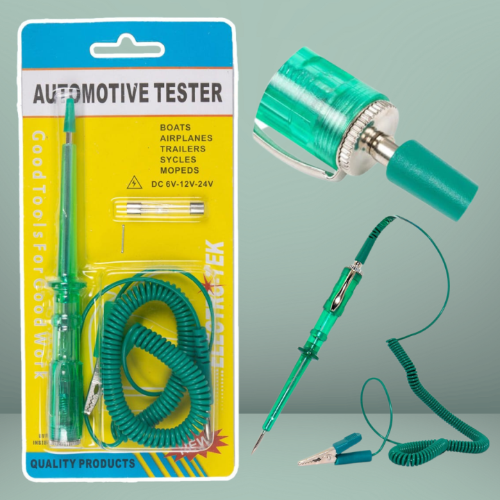 DC 6V 12V 24V Circuit Tester, Automotive Electrical Test Light with ...