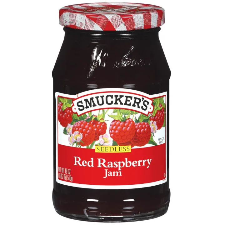 Smucker's Red Raspberry Seedless Jam 340g (𝐢𝐦𝐩𝐨𝐫𝐭𝐞𝐝 & 𝐨𝐫𝐢𝐠𝐧𝐚𝐥) | Daraz.pk