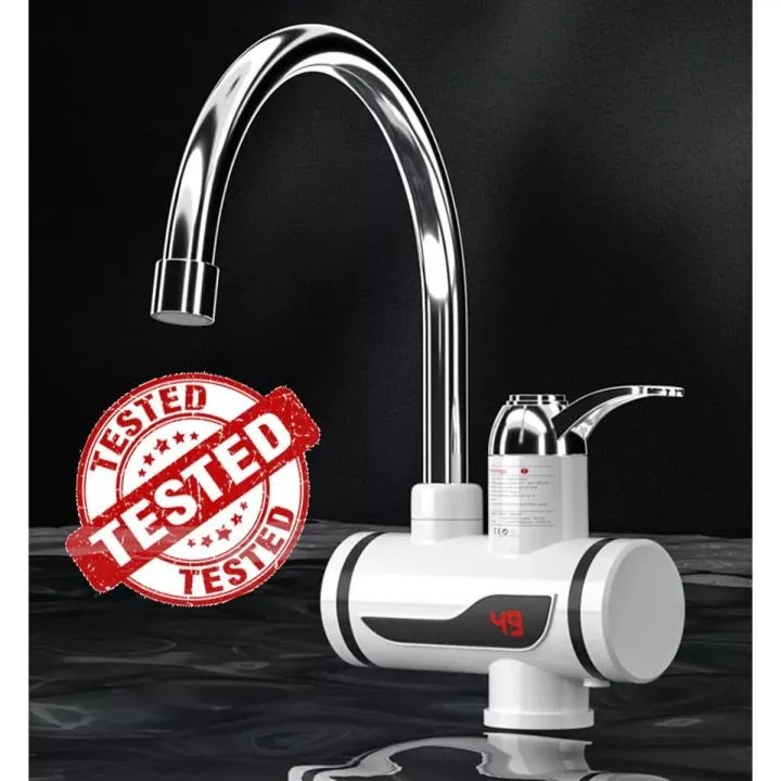 Fast Heat Instant Hot Water Tap Faucet 220V with Digital Display, 360 ...