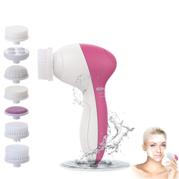 5 in 1 Facial Electric Cleanser and Massager, Face Massager Machine ...