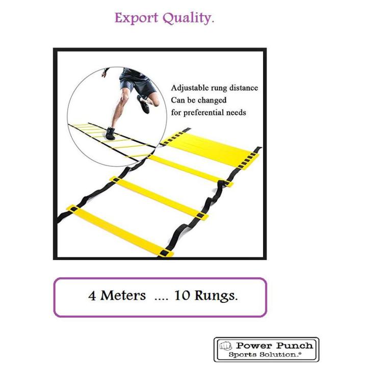 Football training agility ladder 10 rungs exercise fitness ladder-4 ...