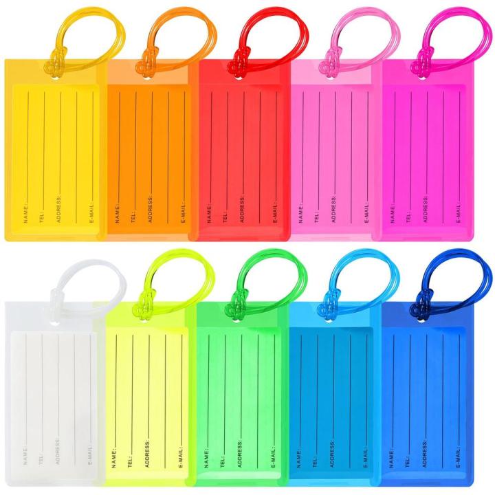 Rubber Luggage Tag Vibrant Pvc Wholesale Suitcase Label Colorful Soft ...