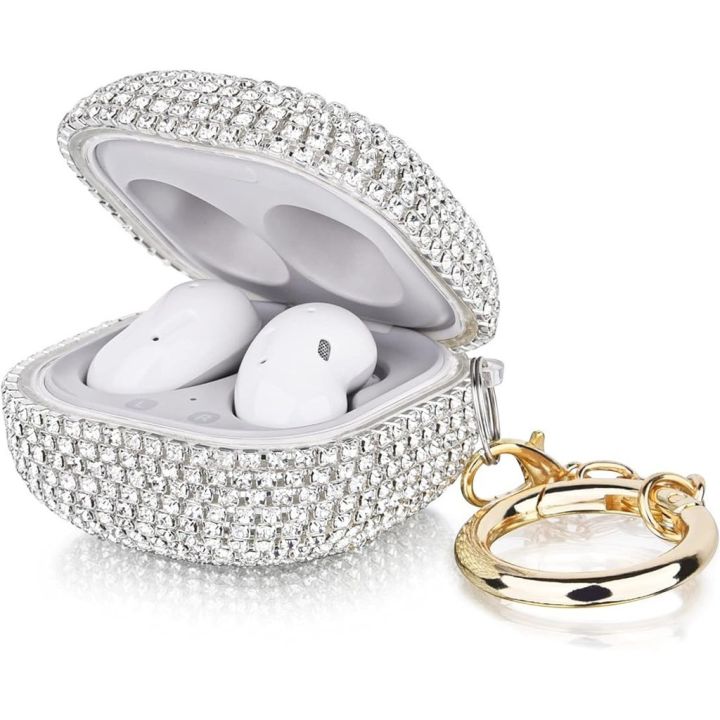 Flash Diamond Plastic Protective Wireless Headphone Case Cover for ...