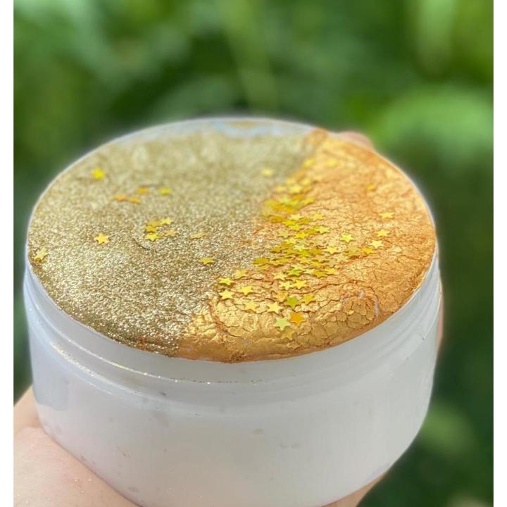 24K GOLD LOADED SLIME 8oz !!! super fluffy slime with white glue base ...