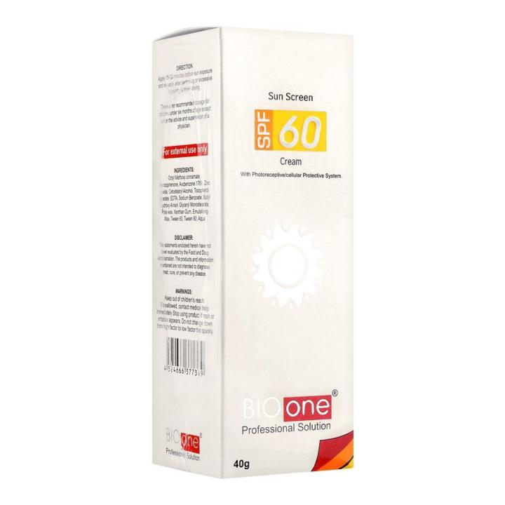 Whiz Laboratories Bio One Spf Sixty | Bio one spf sixty sun block | 40g ...